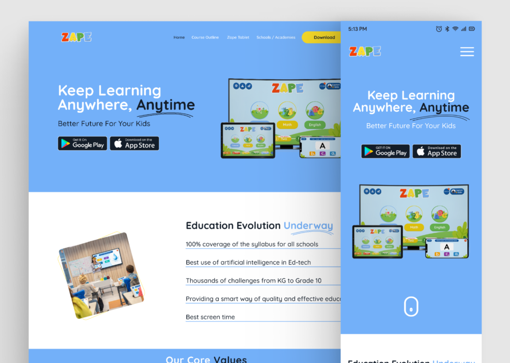 Zape Learning - Barqsol Technologies